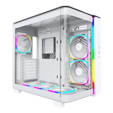 MONTECH KING 95 PRO Tempered Glass ATX White Mid Tower Case