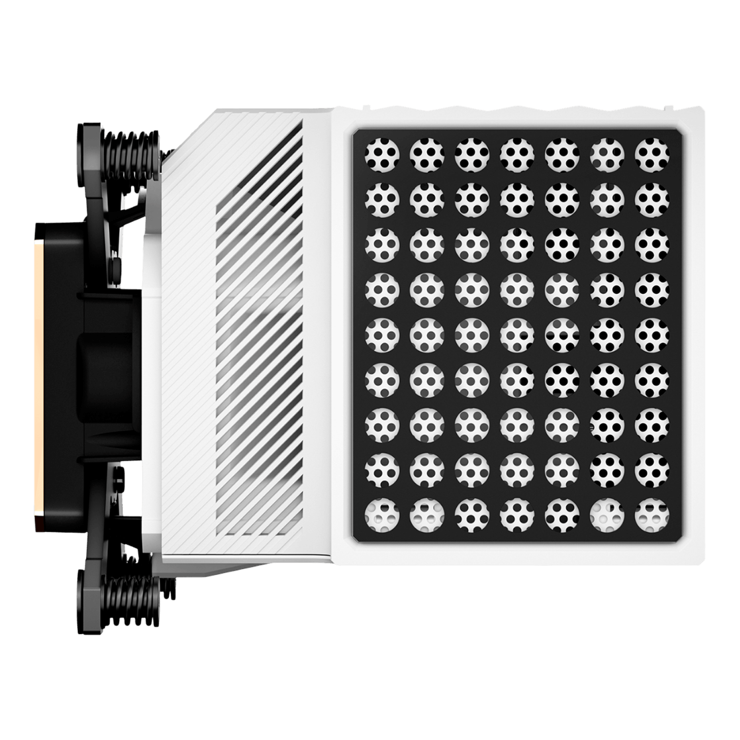 TRYX PANORAMA WB White w/LCD Copper CPU Water Block