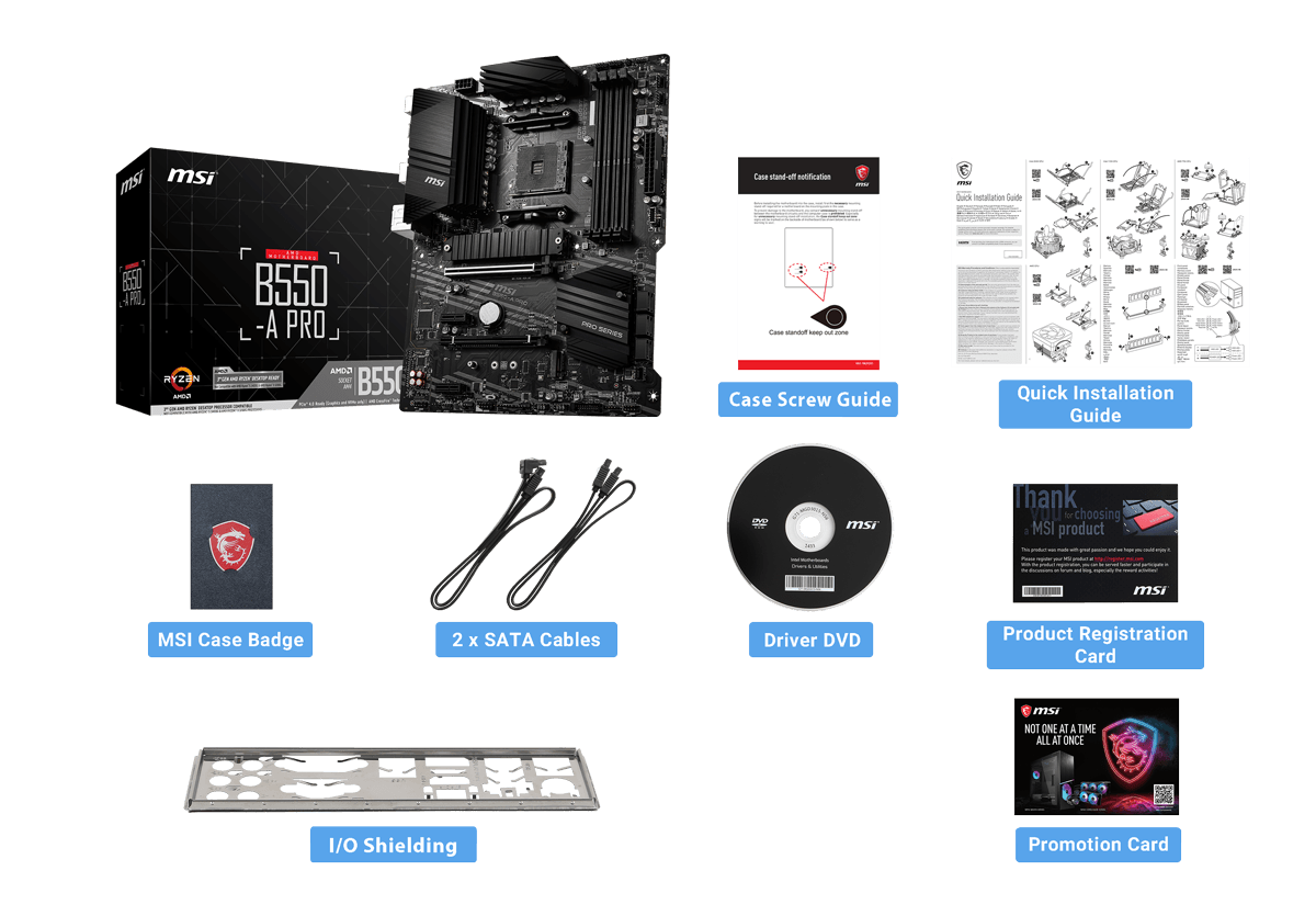 MSI B550-A PRO ATX Motherboard | AVADirect