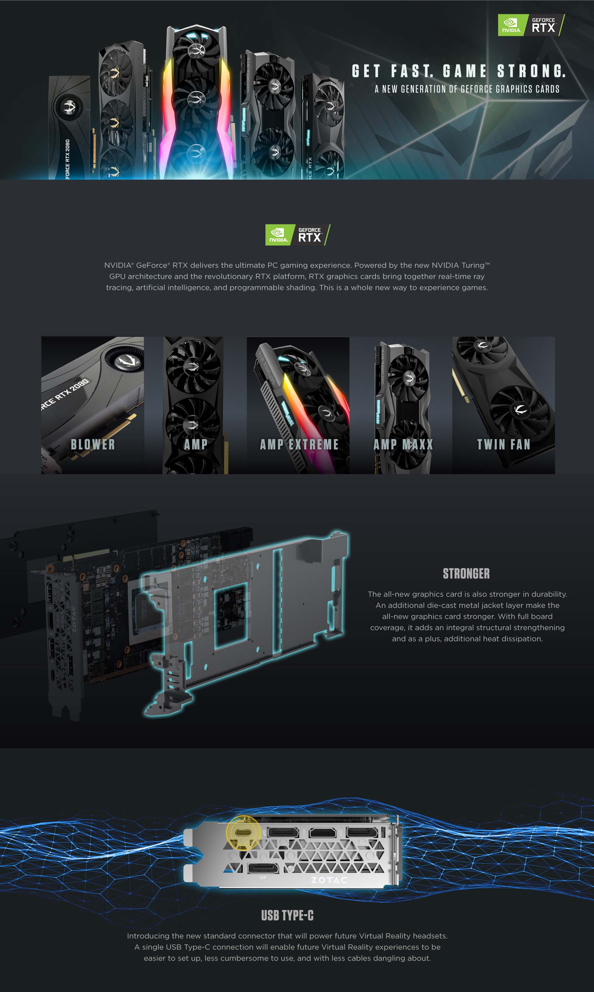 ZOTAC GeForce RTX™ 2080 Ti Blower ZT-T20810J-10P 11GB GDDR6 Graphics ...